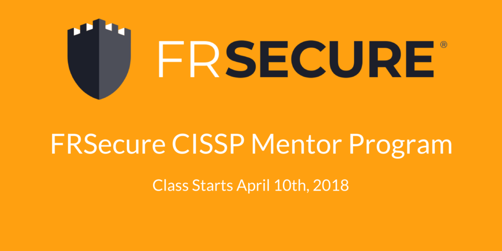 CISSP Mentor Program | FRSecure CISSP Mentor Program | FRSecure
